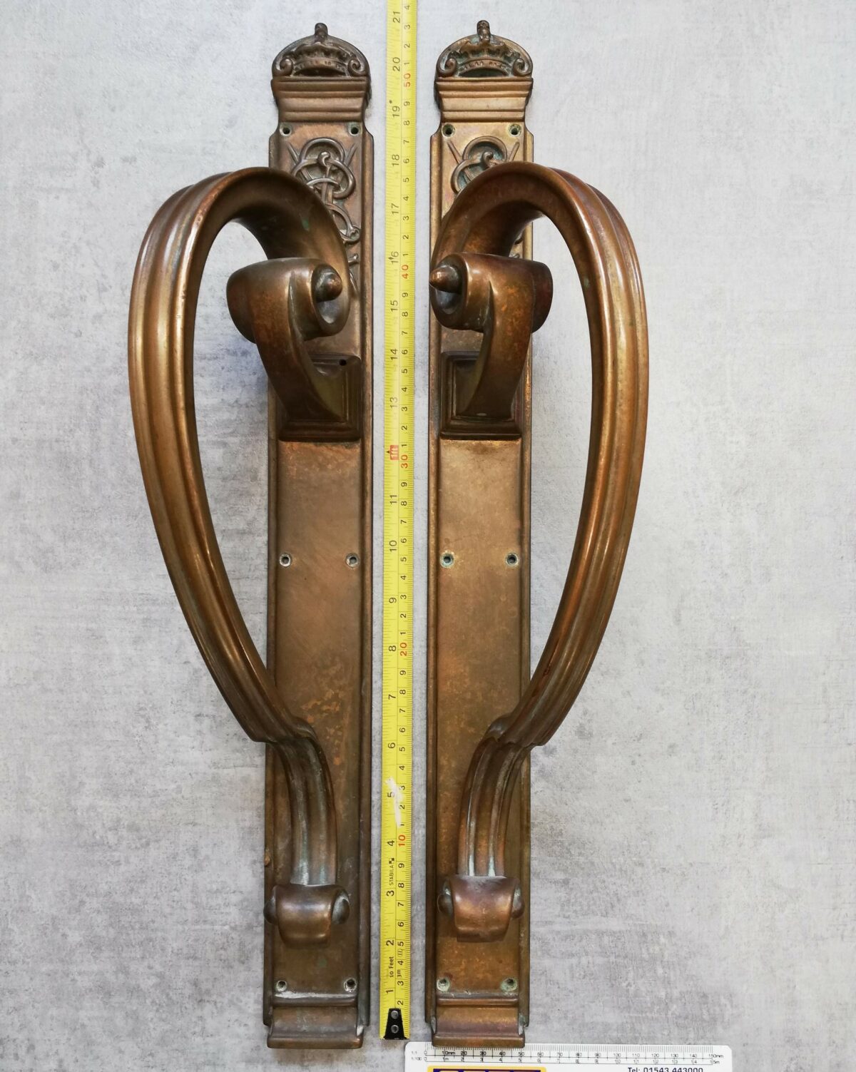 Engraved Push Plates and Pull Handles - BrassArt